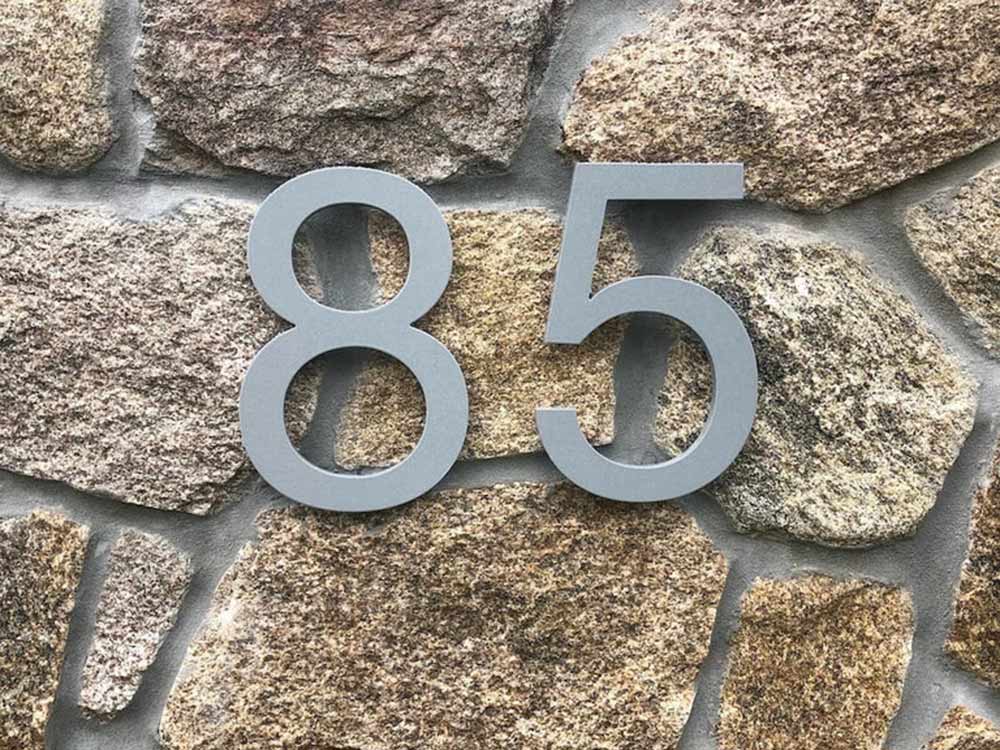 Why we don't sell brushed aluminium house numbers | Architecture & Design