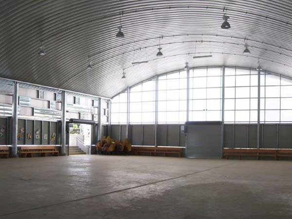 Spantech constructs enclosed multipurpose hall at Holy Cross Primary ...